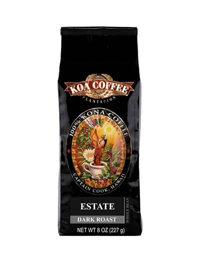 Koa Coffee Estate Kona Dark Roast Coffee 8oz - Best Quality Coffee