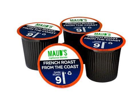 Maud's Righteous Blends French Roast Dark Roast Recyclable Coffee Pods ...