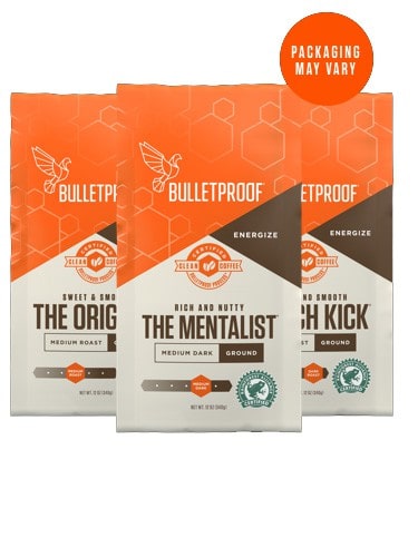 Bulletproof 3-Roast Variety Pack Whole Bean Coffee 36oz - Best Quality ...