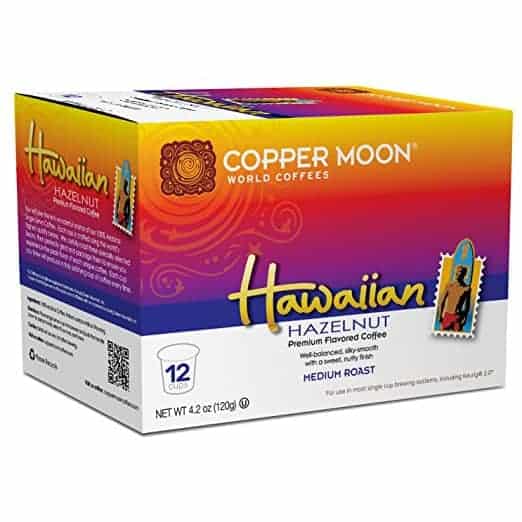 Copper Moon Hazelnut Medium Roast Single Cups Aroma Cups 40ct - Best Quality Coffee