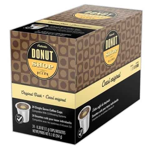 Authentic Donut Shop Blend Original Roast Dark Roast Single Serve ...