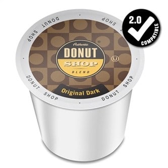 Authentic Donut Shop Blend Original Roast Dark Roast Single Serve ...