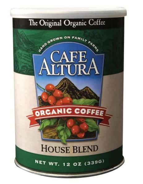 Cafe Altura Organic House Blend Ground Medium Roast Coffee 36oz - Best ...