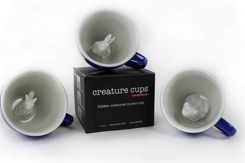 Creature Cups Specialty Coffee Mugs - Hoppers (Frog, Squirrel, Rabbit ...