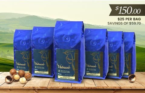 Lifeboost Coffee Organic Chocolate Macadamia Truffle Whole Bean Medium ...