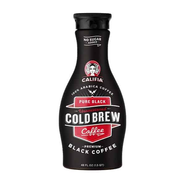 Califia Farms Pure Black Coffee Unsweetened Cold Brew 96 oz - Best ...