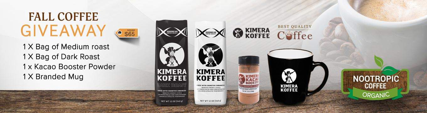 Fall Coffee Giveaway - Enter to Win Kimera Koffee Bundle (Nootropic ...