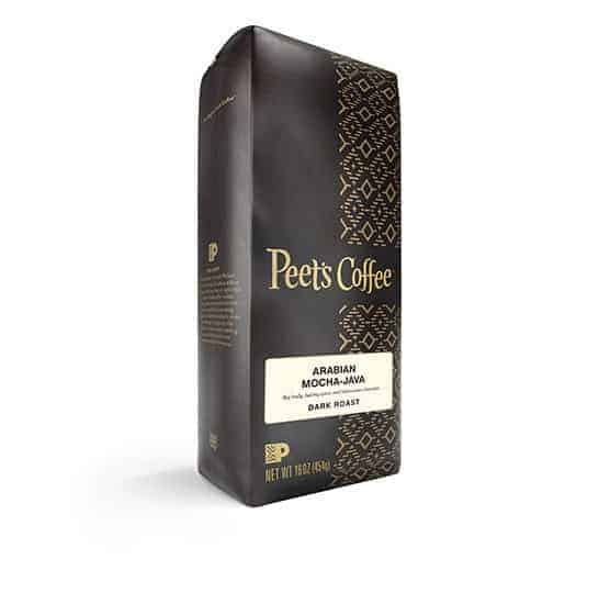 Peet's Coffee Arabian Mocha Java Dark Roast 16oz - Best Quality Coffee