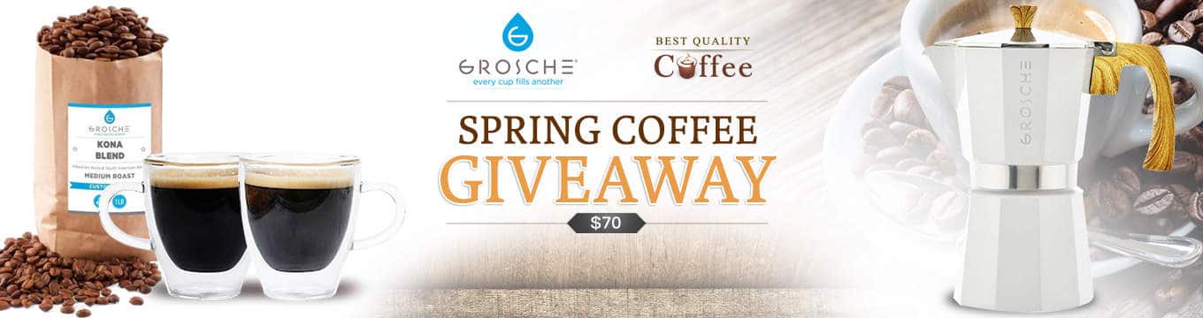 Grosche Coffee Bundle Giveaway ($70) - Best Quality Coffee