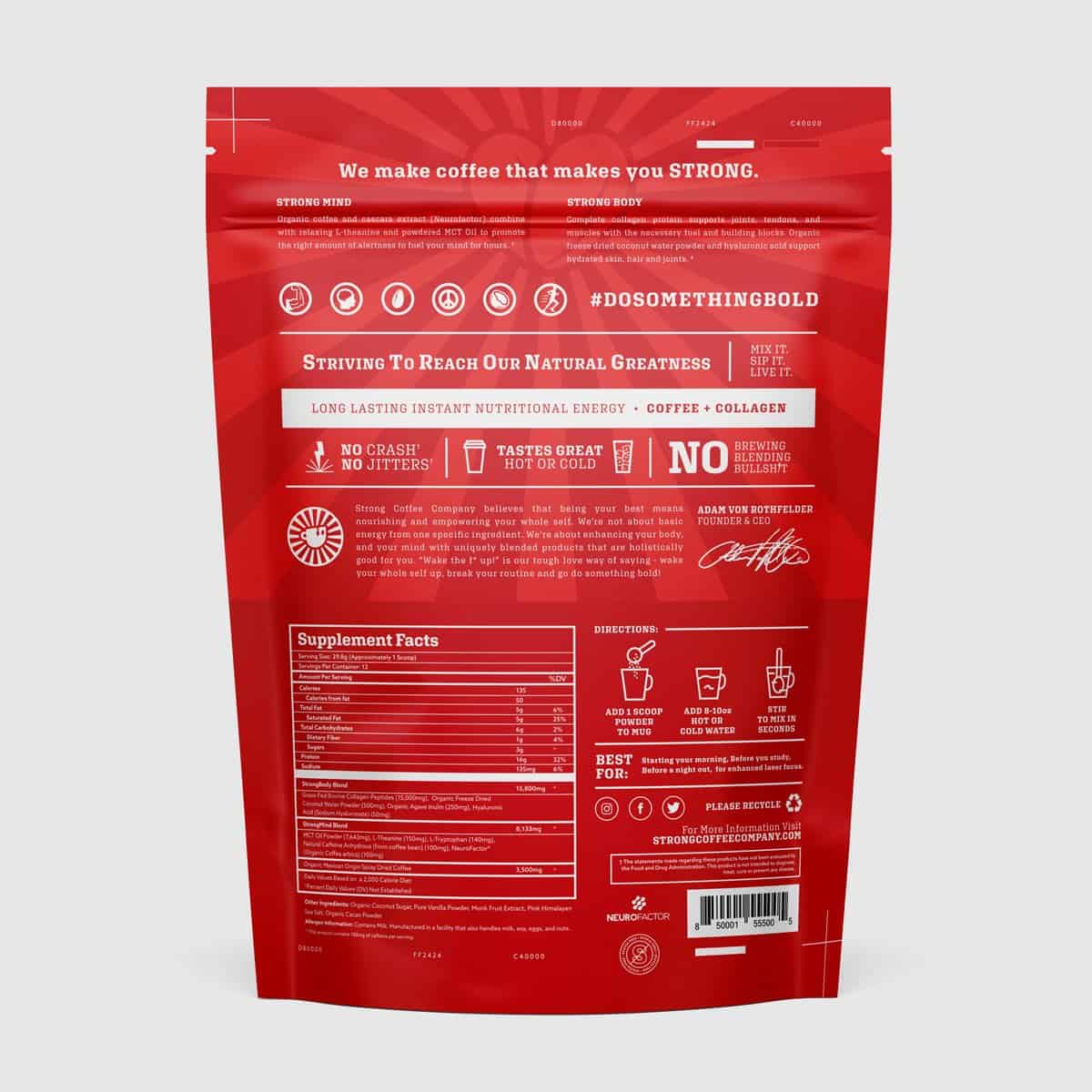 Strong Coffee Company Protein Coffee - Morning Fix Latte - Best Quality ...