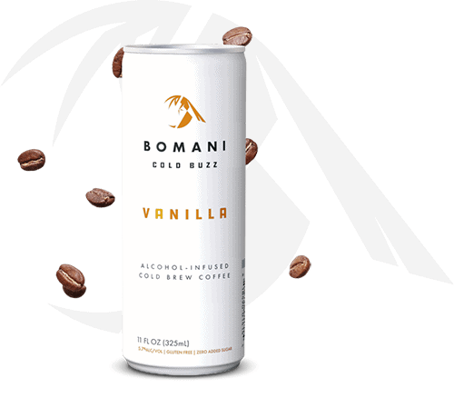 Bomani Alcoholic Cold Brew Vanilla 8 Cans - Best Quality Coffee