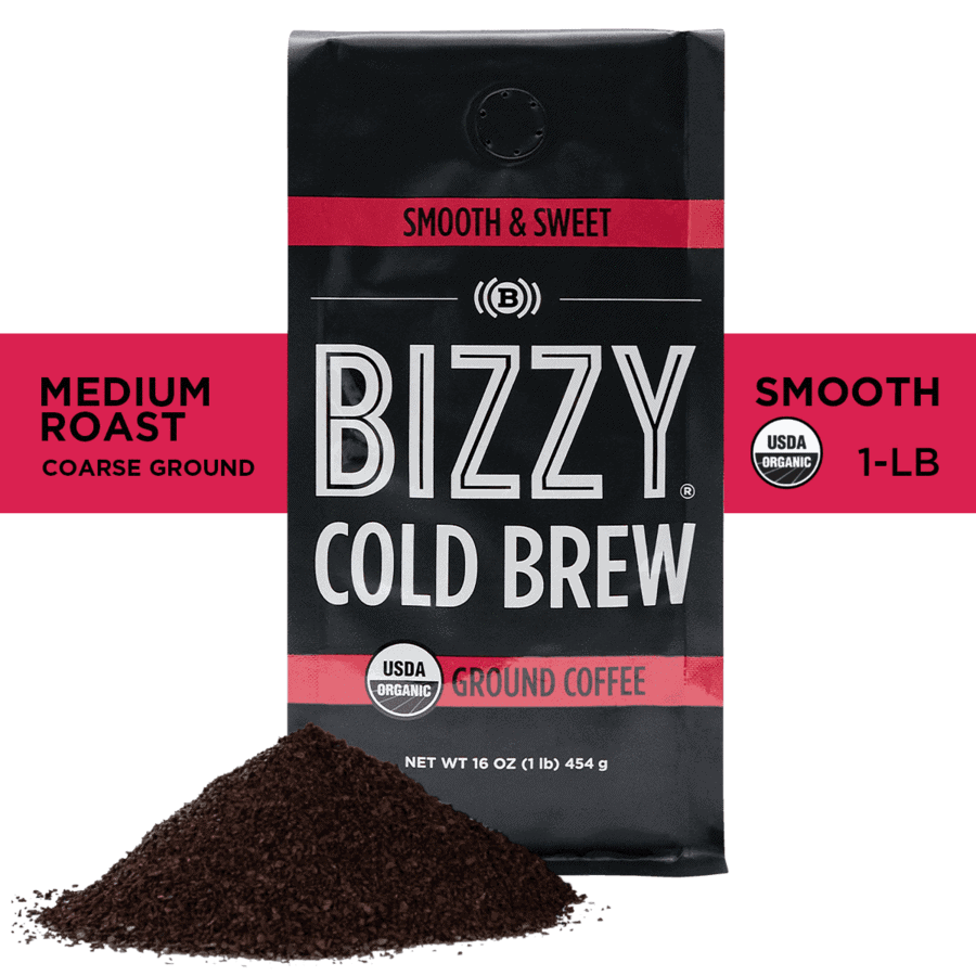 Bizzy Coffee Cold Brew Smooth & Sweet Medium Roast - Best Quality Coffee
