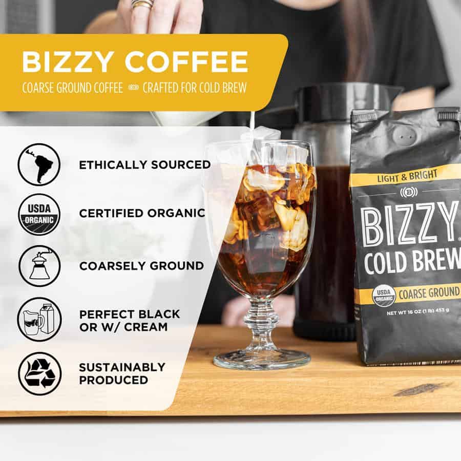 Bizzy Coffee Cold Brew Light Roast - Best Quality Coffee