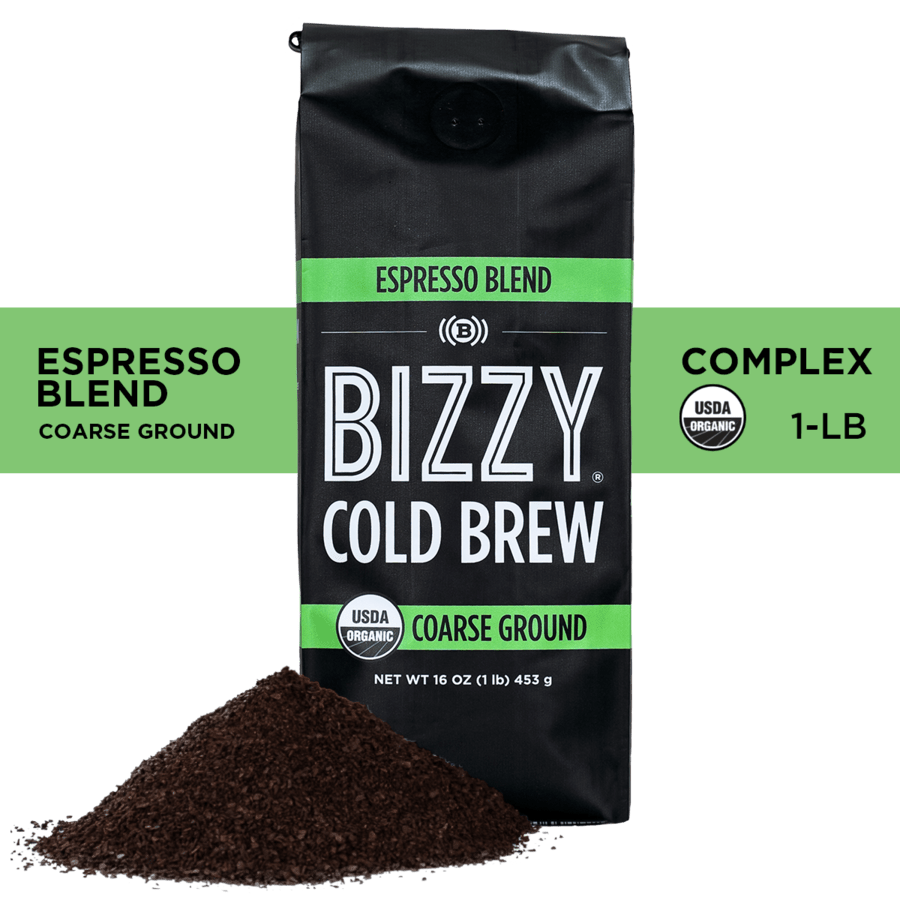 Bizzy Coffee Cold Brew Espresso Medium Dark Roast - Best Quality Coffee