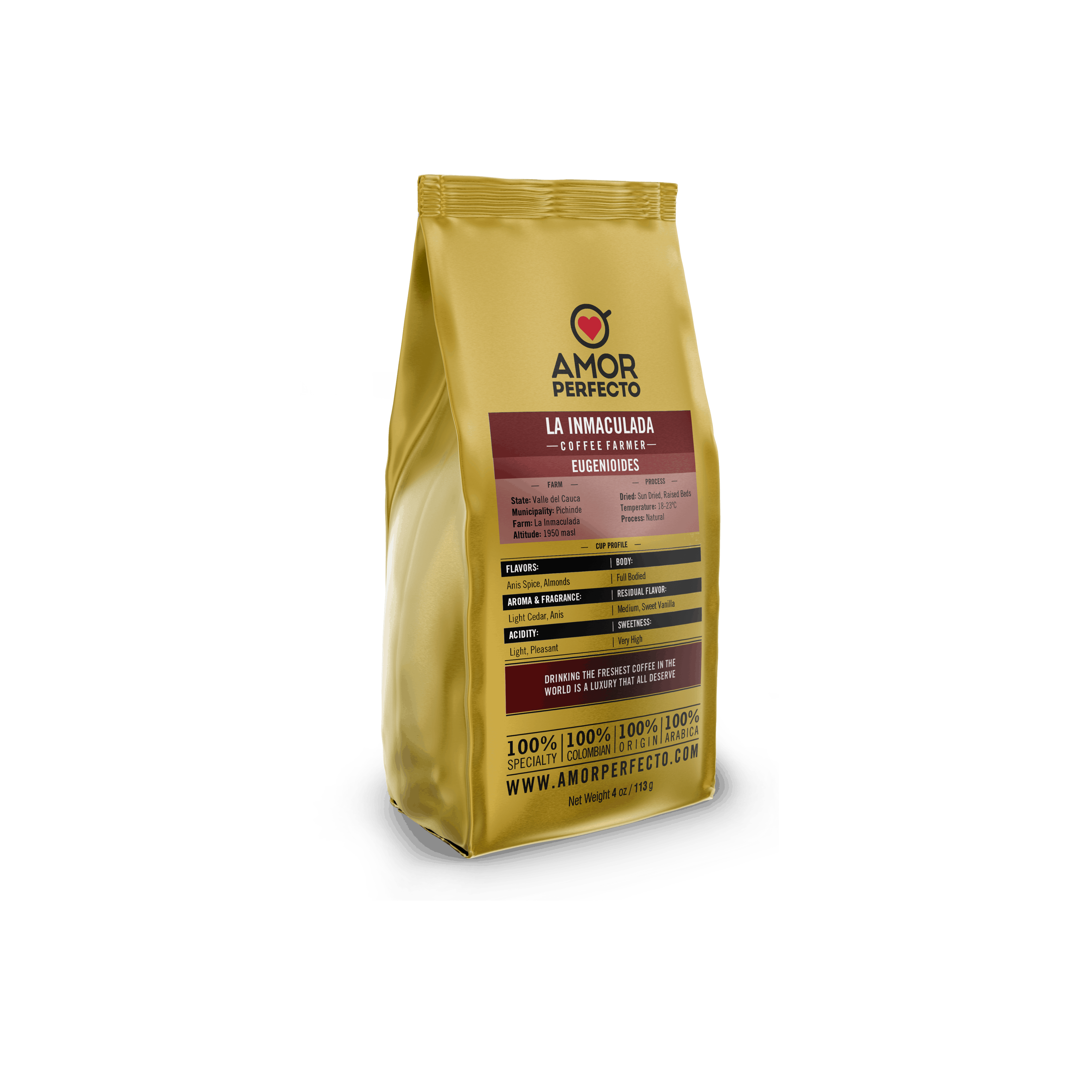 Amor Perfecto Familia Holguin, La Inmaculada - Best Quality Coffee