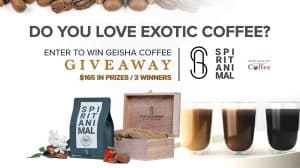 Geisha Coffee Giveaway - Spirit Animal Coffee - Best Quality Coffee
