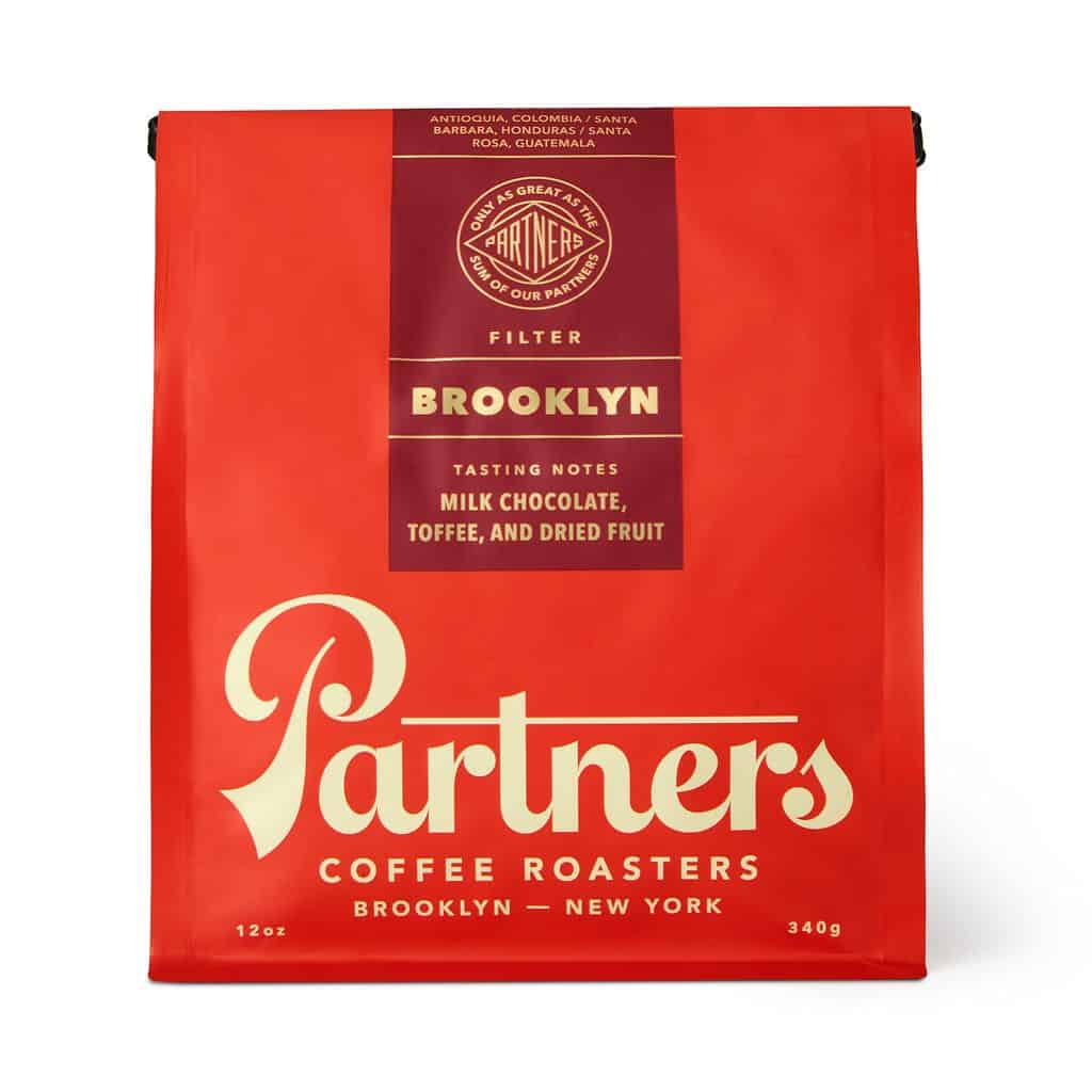 Partners Coffee Brooklyn Medium Roast 12 oz - Best Quality Coffee
