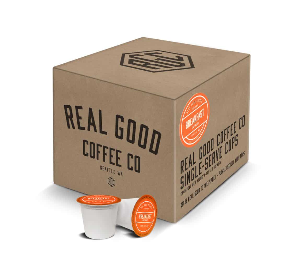 Real Good Coffee Company Light Roast Coffee Pods - Best Quality Coffee