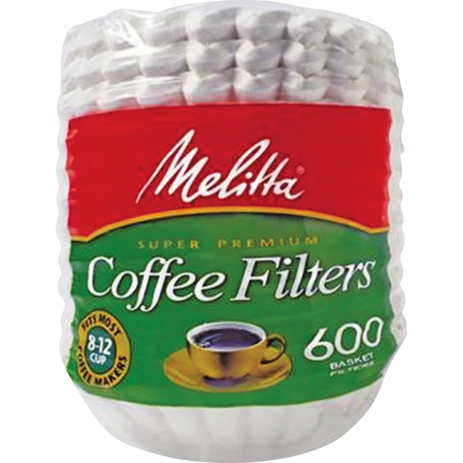 MLA631132 Super Premium Basket-Style Coffee Filter - White, 600 Count ...