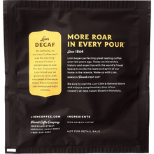 Lion Gold Decaf Coffee 4-Cup Pot Filter Packs - Best Quality Coffee