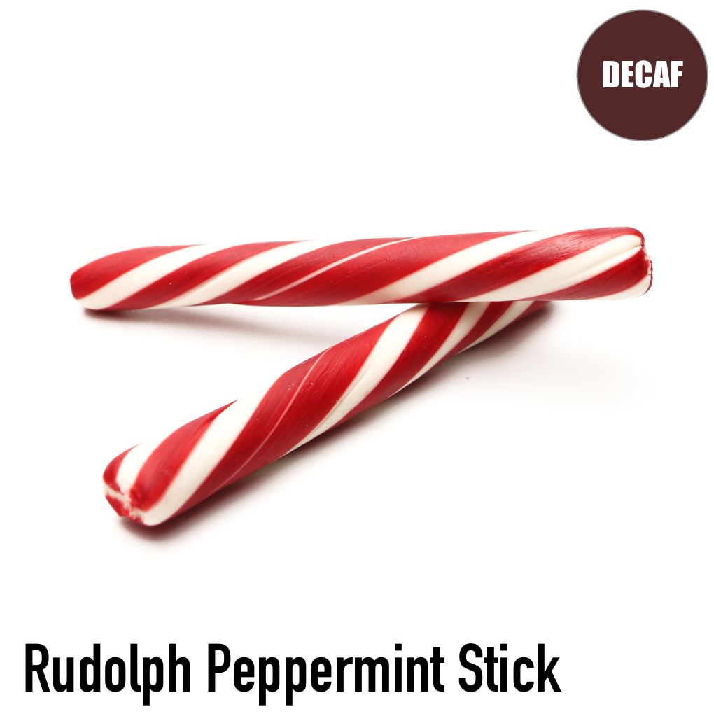 Rudolph Peppermint Stick Flavored Decaf Coffee - Best Quality Coffee