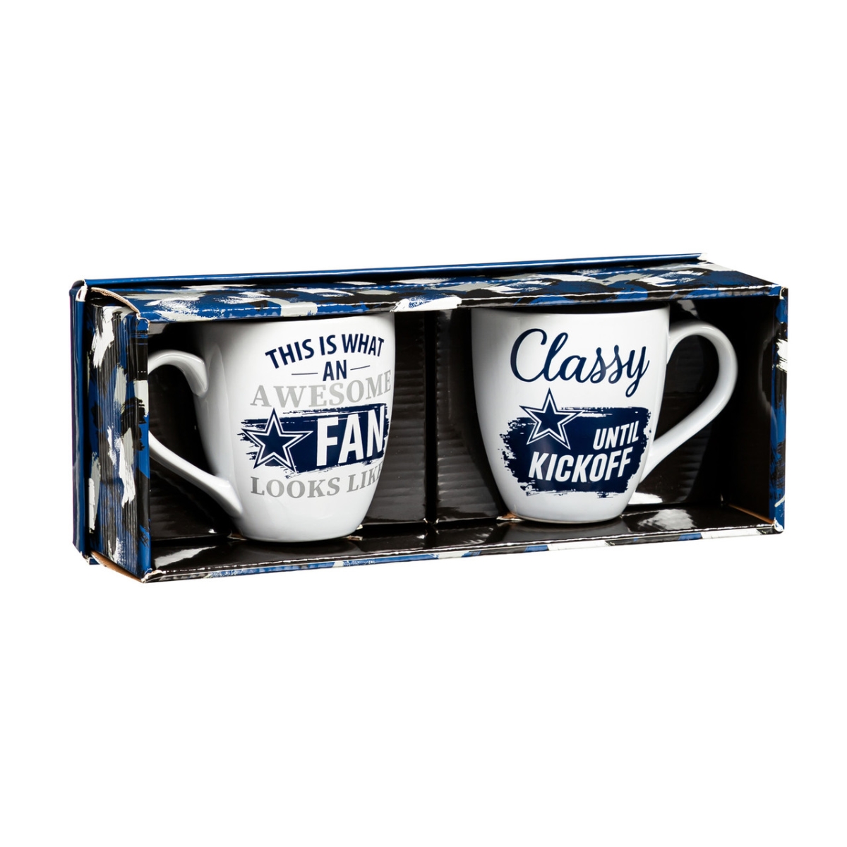 194626160 17 oz Ceramic Set with Gift Box Dallas Cowboys Coffee Mug - 2 ...