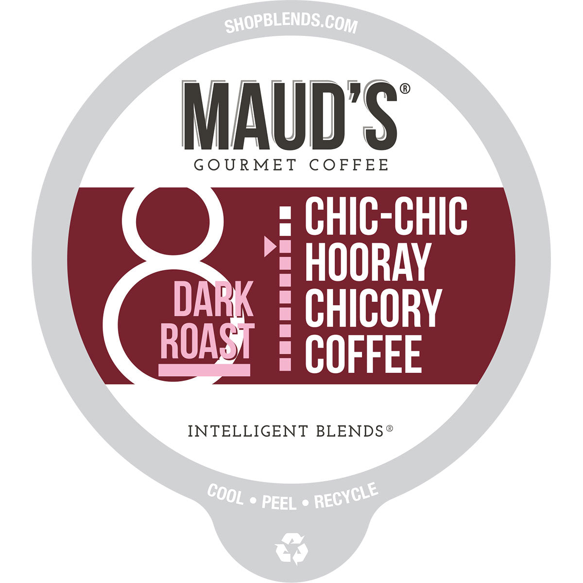Maud's Chicory Dark Roast Coffee Pods (Chic-Chic Hooray Chicory) (72ct ...