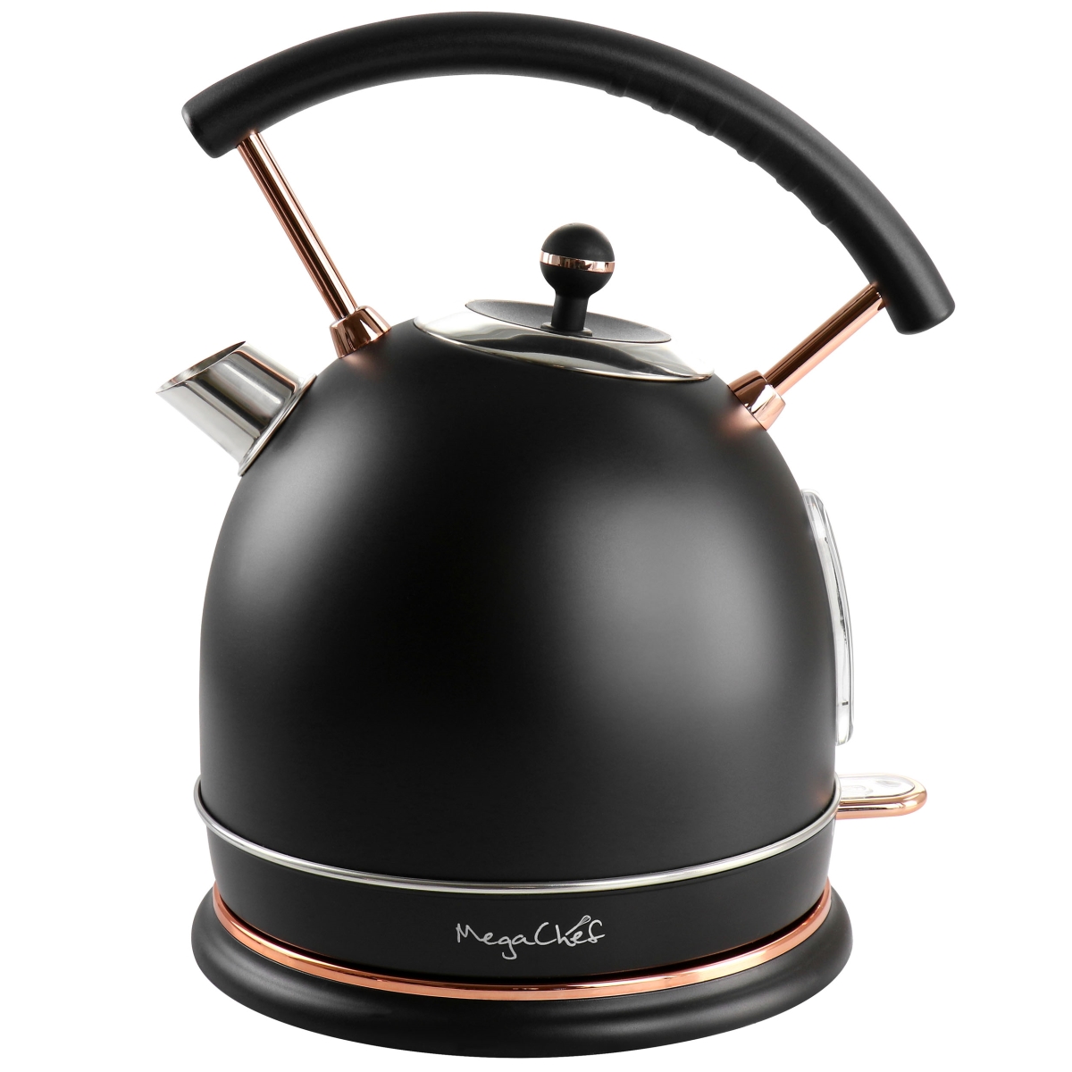 MG-KTL1950B 1.8 Liter Half Circle Electric Tea Kettle in Matte Black ...