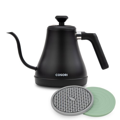 Cosori - Original Electric Gooseneck Kettle - Black - Best Quality Coffee