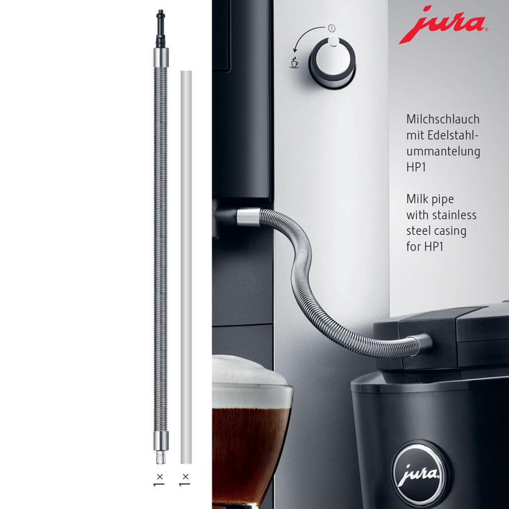 Jura HP1 Milk Pipe with Stainless Steel Casing - Best Quality Coffee