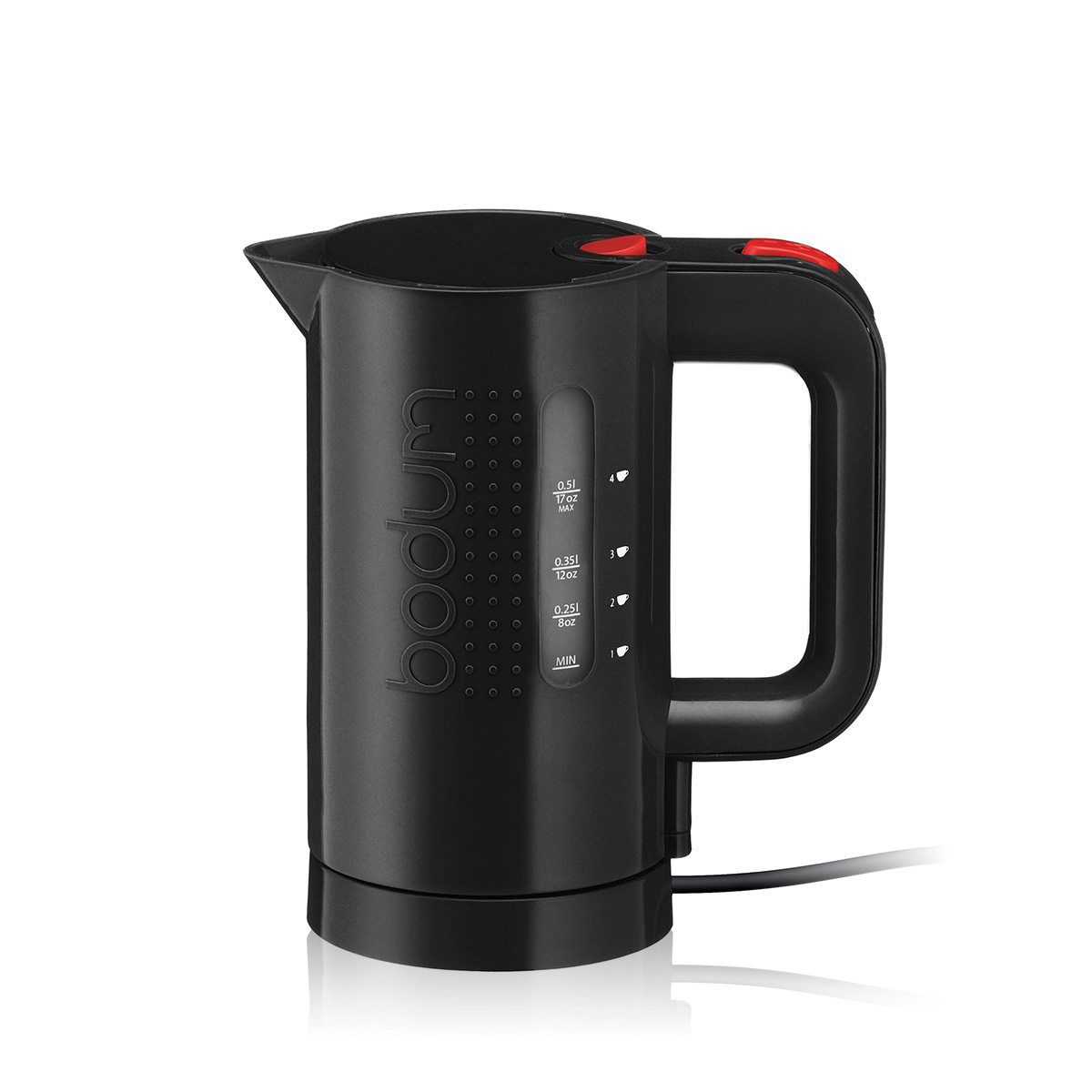 Bodum BISTRO Electric water kettle, 0.5 l, 17 oz Black - Best Quality Coffee