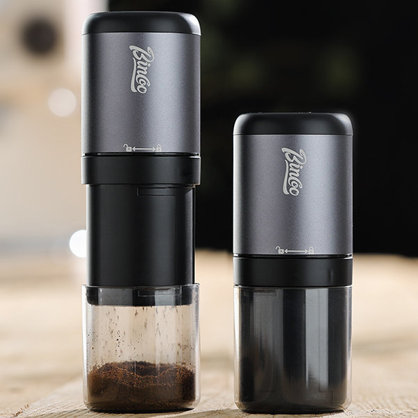 Electric Coffee Bean Grinder - Black - Gray - USB Charging - Best ...