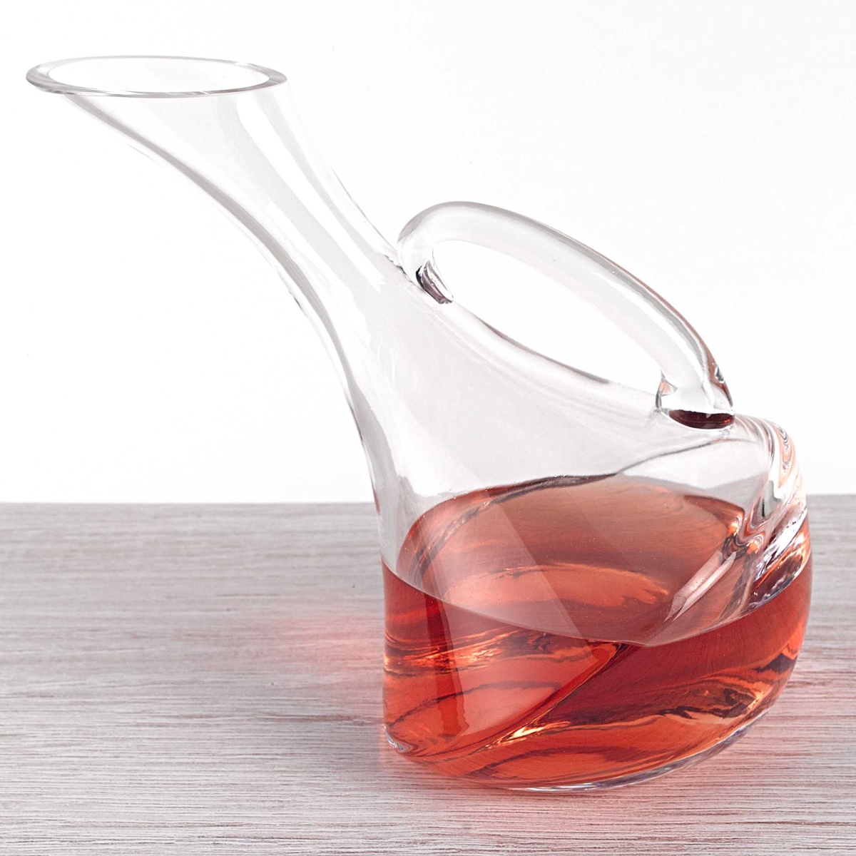 375895 32 oz 32 oz Mouth Blown Glass Wine Carafe - Best Quality Coffee