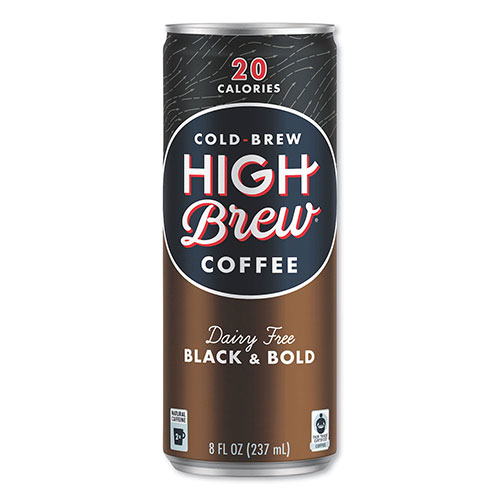 HIGH Brew® Coffee Cold Brew Coffee + Protein, Black and Bold, 8 - Best ...