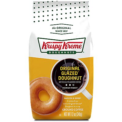 Krispy Kreme Doughnuts Coffee Original Glazed Doughnut Coffee 12 Oz ...