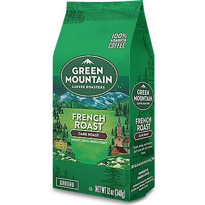 Green Mountain Coffee French Roast Coffee 12 Oz Ground - Kosher Coffee ...