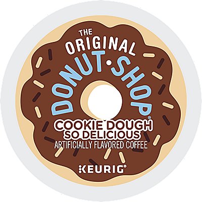 The Original Donut Shop Cookie Dough So Delicious K-Cup® Box 12 Ct ...