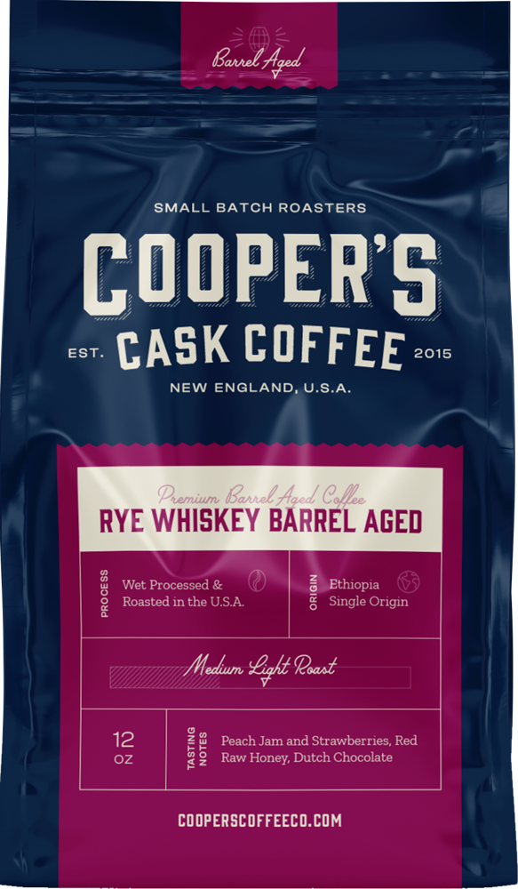 Rye Whiskey Barrel Aged Coffee - Best Quality Coffee