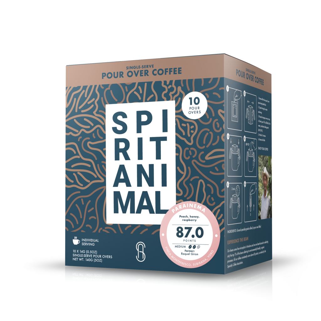 Spirit Animal Coffee Single-Serve Pour-Over PARAINEMA - Best Quality Coffee Spirit Animal Coffee Single-Serve Pour-Over PARAINEMA - Best Quality Coffee