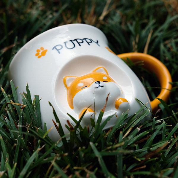 Cartoon Shiba Inu Mug - Ceramic - 3D Design - Best Quality Coffee