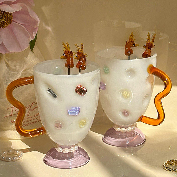 Gemstone Mug - Glass - 10.1 oz Capacity - Best Quality Coffee