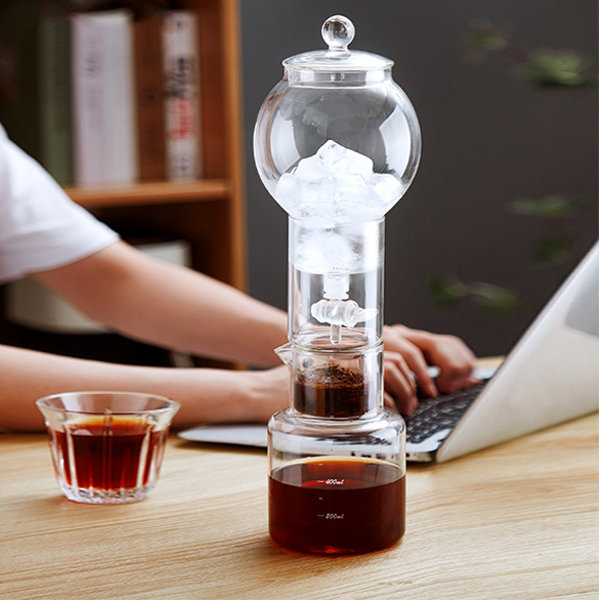 Cold Brew Coffee Maker - Glass - Transparent - Gray - Best Quality Coffee