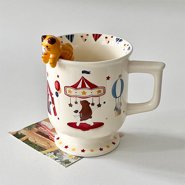 Adorable Animal Themed Mug - Ceramic - Vibrant Colors - Best Quality Coffee