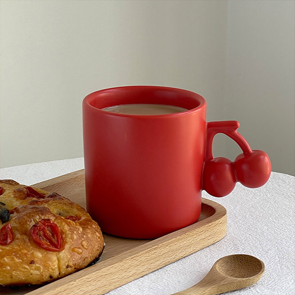 Cherry Mug - Ceramic - Red - Best Quality Coffee