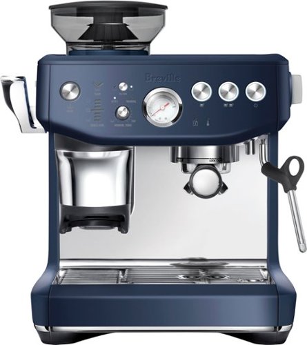 Breville - the Barista Express Impress Espresso Machine - Damson Blue ...