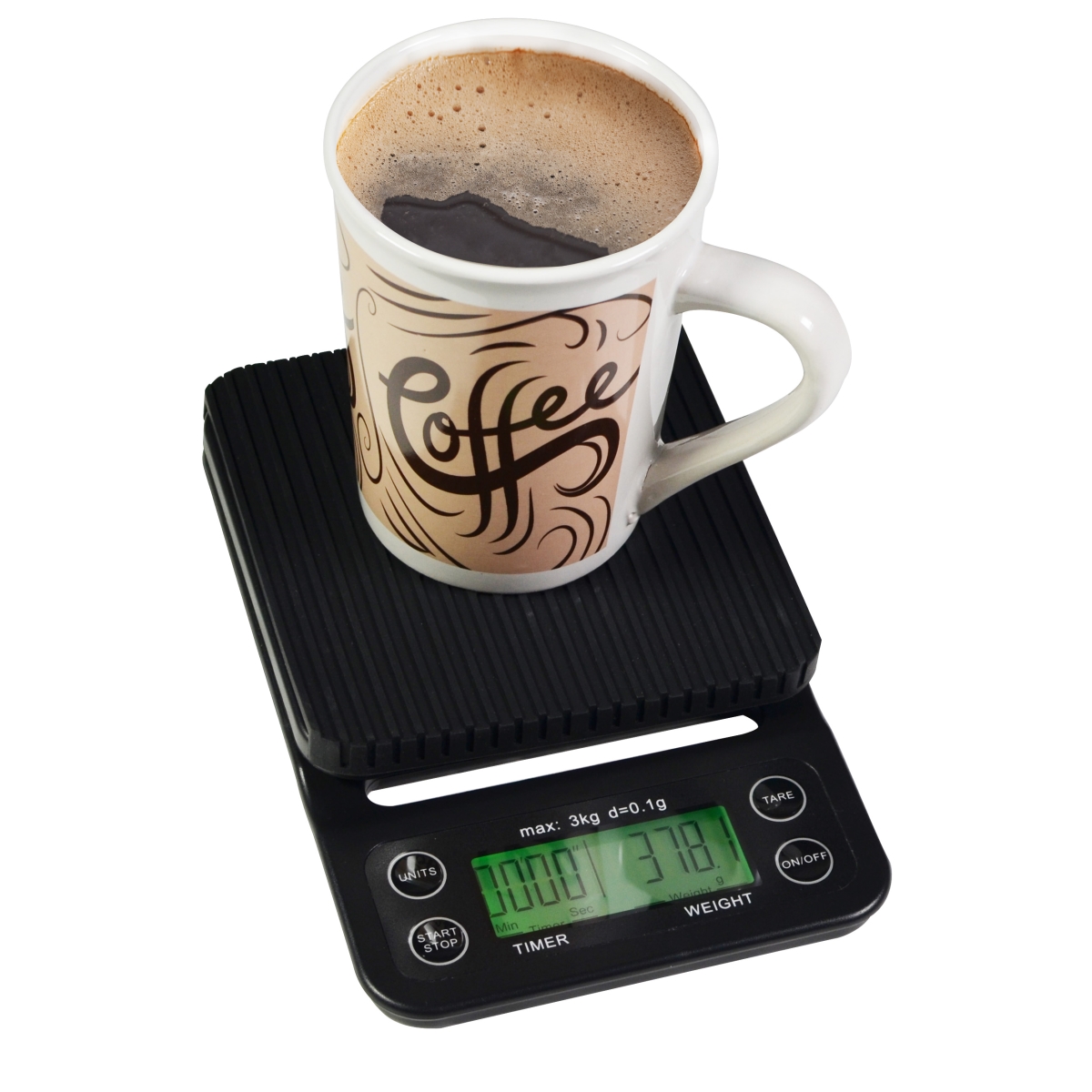 Java Kitchen Weight Scale, Black - Best Quality Coffee