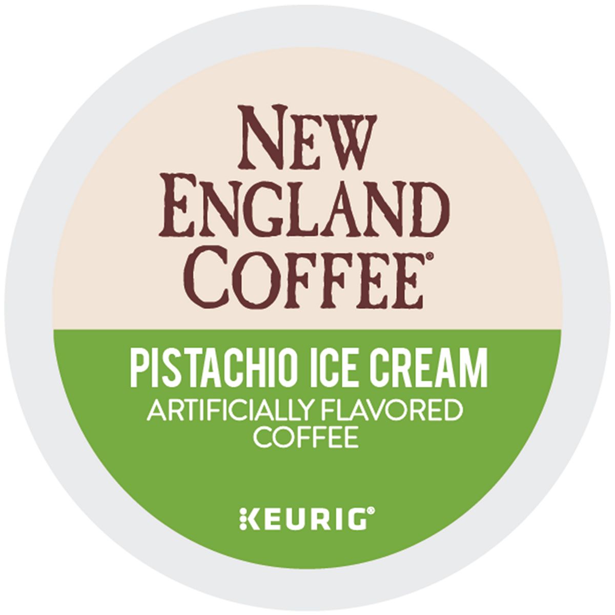 New England Coffee Pistachio Ice Cream Coffee K-Cup® Pods 24 Ct ...