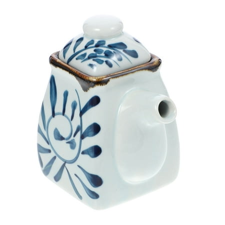 Soy Sauce Pot Kitchen Storage Glass Tea Kettle Syrup Seasoning Bottle ...