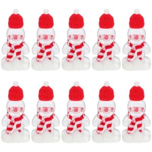 Gingerbread Man Drink Bottle Bulb Candy Container Juice Bottles with ...