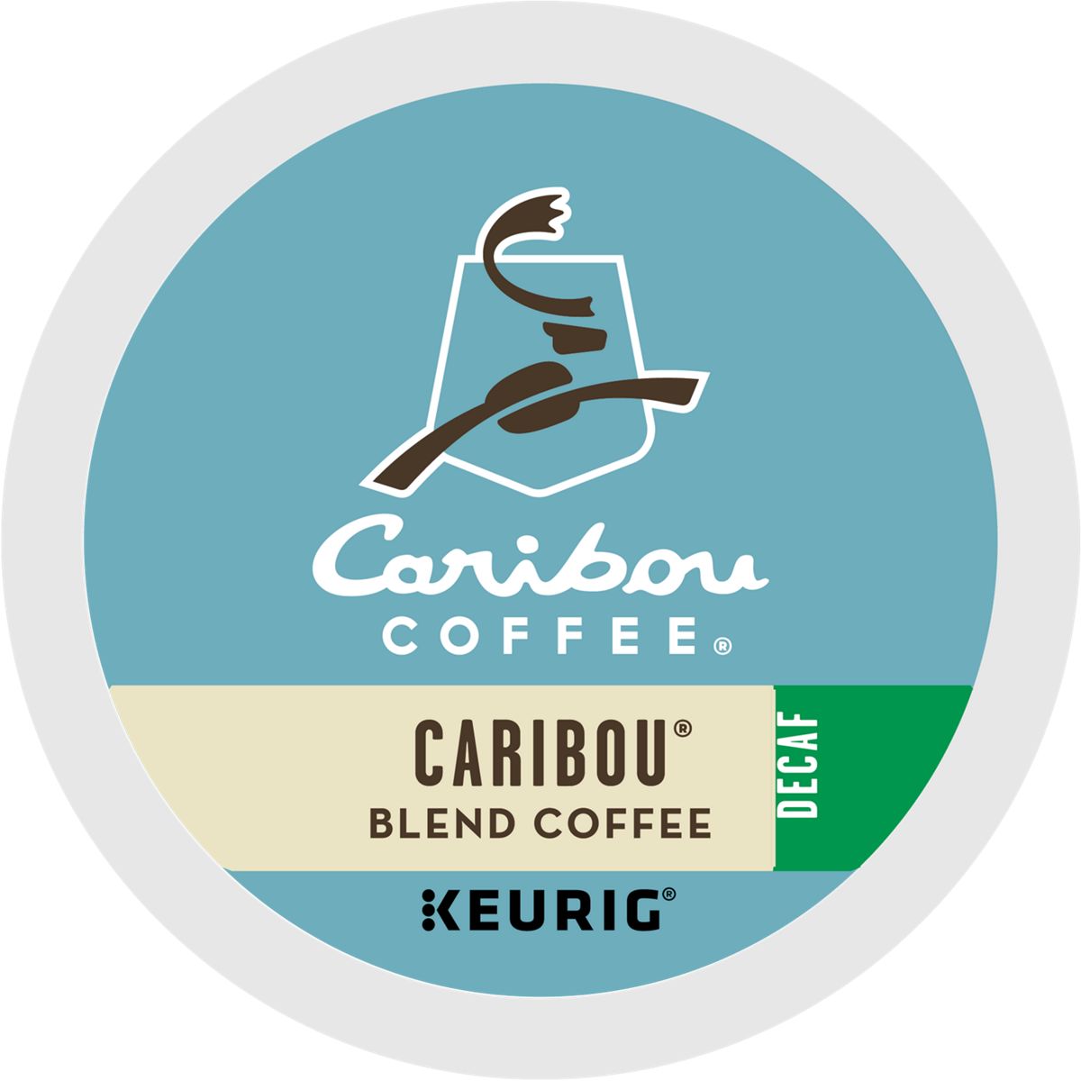 Caribou Coffee Caribou Blend Decaf Coffee K-Cup® Box 24 Ct - Kosher ...